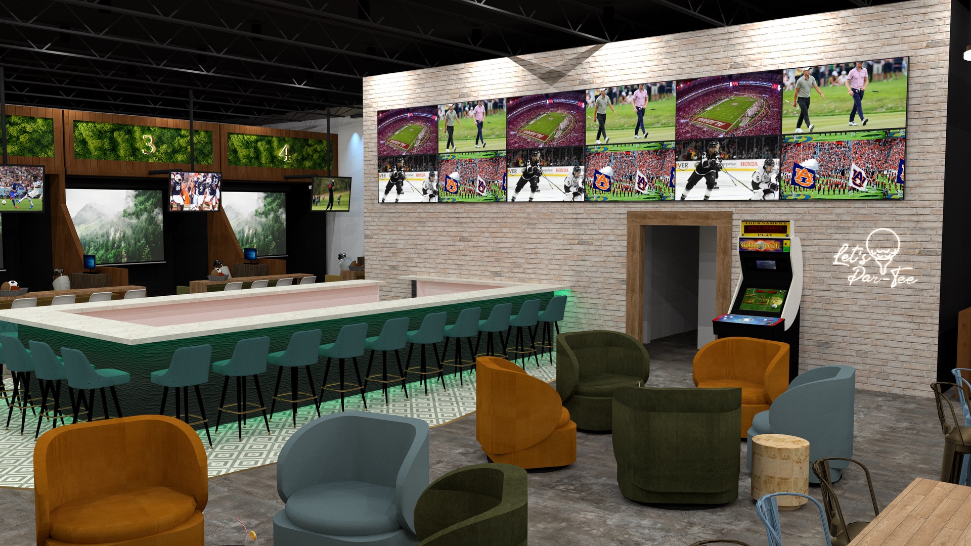 Fairway Social Birmingham | Full Swing Indoor Golf & Virtual Fairways